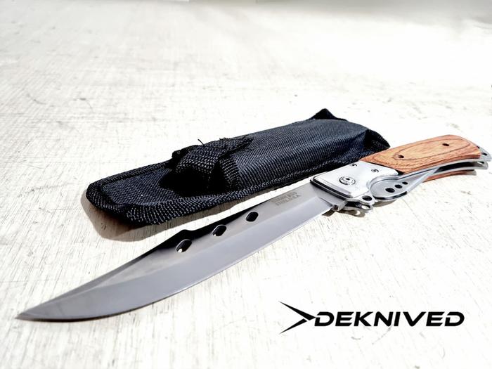 Jual Pisau Lipat Survival Outdoor Besar USA Stainless Steel " Deknived ...