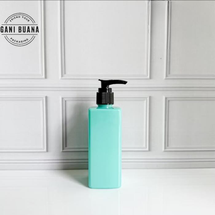 Jual BOTOL PUMP 250ML KOTAK TUTUP PUMP HITAM/BOTOL PUMP 250ML PET KOTAK - Bening - Kota Bekasi ...