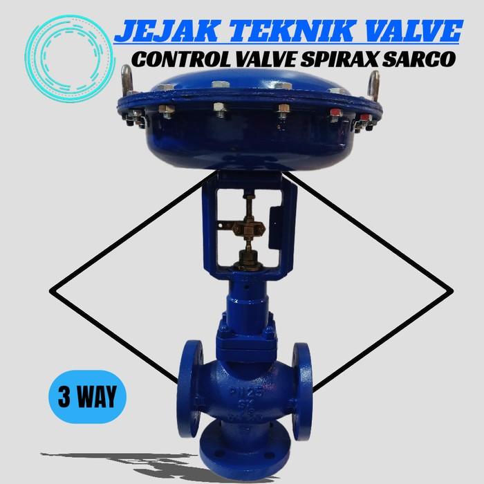 Jual 3 WAY CONTROL VALVE SPIRAX SARCO 2" INCH FLANGE PN25 THREE WAY ...