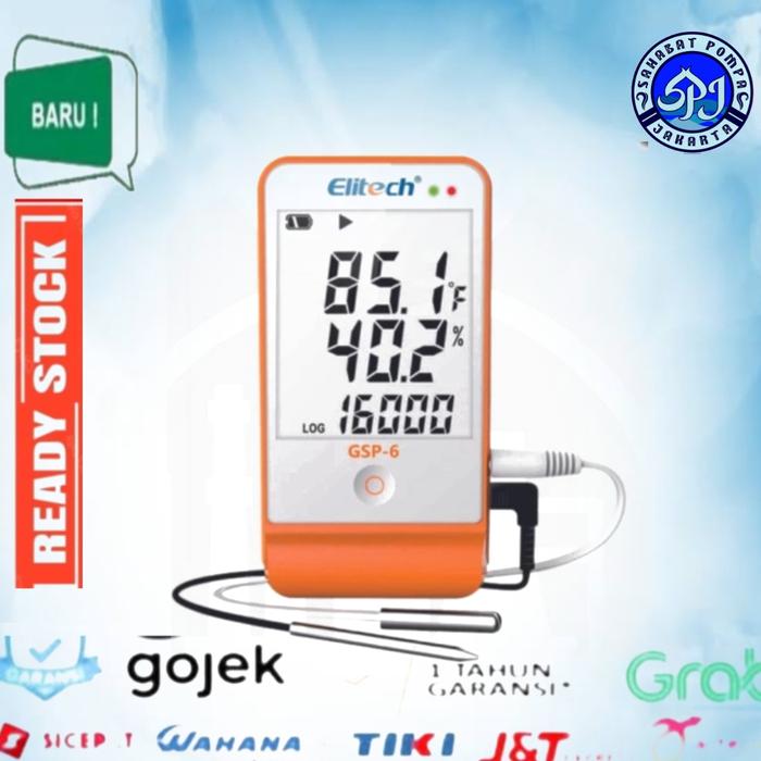 Jual Elitech GSP-6 Original Humidity &Temperature Data logger HSP6 ...