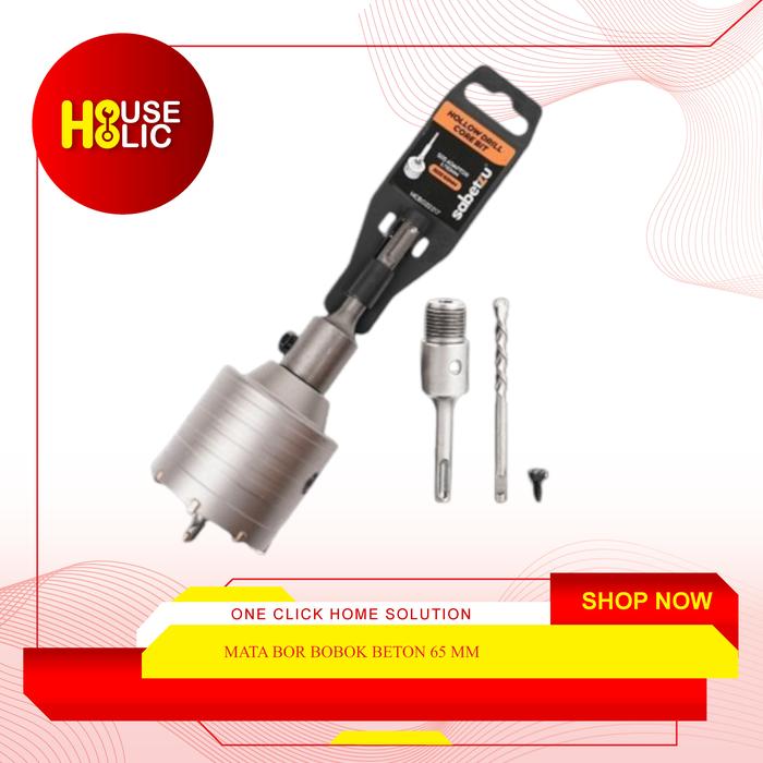 Jual Sabetzu Hollow Drill Core Bit 65mm SDS Plus L110 Mata Bor Bobok ...