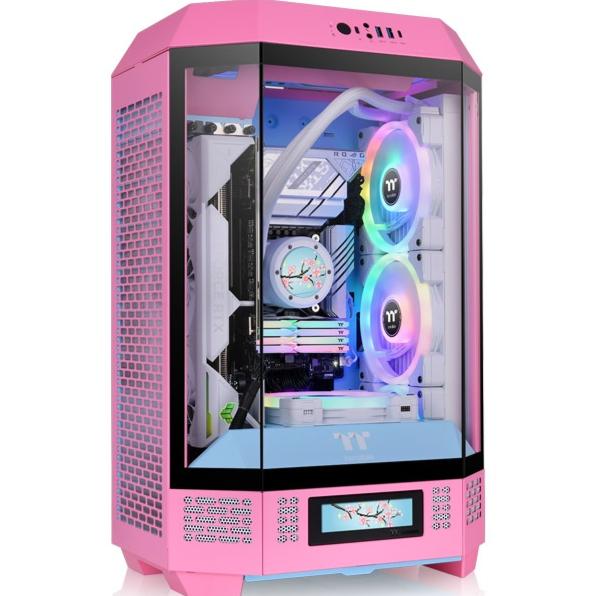 Promo THERMALTAKE THE TOWER 300 BUBBLE PINK MICRO ATX MINI TOWER PC ...