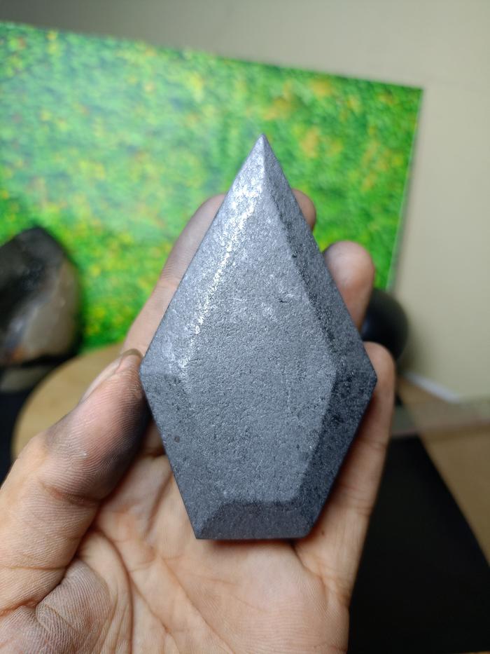 Jual Batu Stone Natural Shungite Carving Faceted Ornament (5) - Jakarta ...