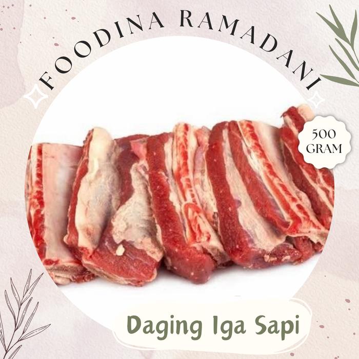 Jual DAGING IGA SAPI Tulang - Beef Fresh [ Berat 500gr ] Harga Per 0,5 ...