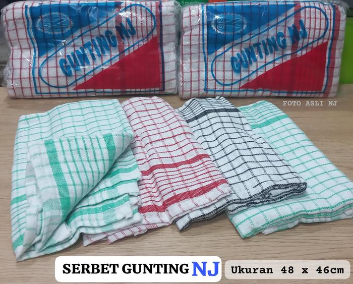 Jual SERBET KAIN SERBET DAPUR UKURAN 48CM X 46CM LAP MEJA LAP DAPUR ISI ...