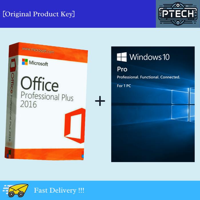 Promo ISO PAKET WINDOWS 10 PRO + MS. OFFICE PRO PLUS 2016 - INSTALLER ...