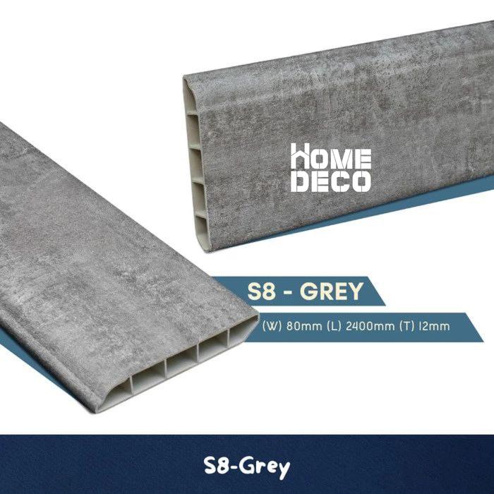 Jual LAIV List Plint Lantai PVC 10cm 8cm Lis Tembok Parkit Plank WPC ...