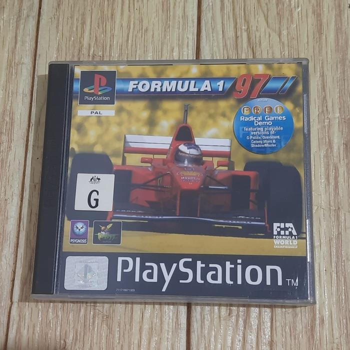 Jual CD/kaset PS1 playstation one original black label : formula 1 97 ...