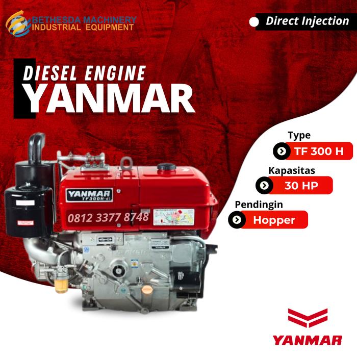Jual Yanmar Diesel 30 PK TS 300 H / Mesin Penggerak Diesel 30 HP Engkol ...