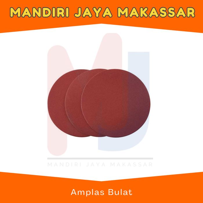 Jual amplas bulat velcro 4 inch grit 60, 80,100,120,150 - #120 - Kota ...