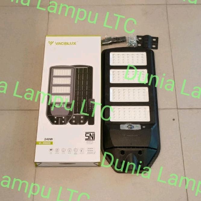 Jual Lampu jalan solar 240watt LED All In One lampu pju solar 240w AIO ...