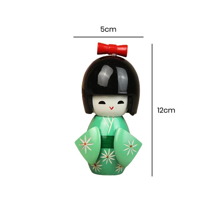 Jual Patung Mini Putri Kerajaan Lucu / Mini Kimono Girl Figurine ...