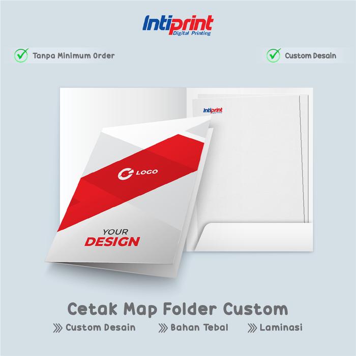 Jual Cetak Map Folder Custom / Map Lipat Print Full Warna Bahan Tebal ...
