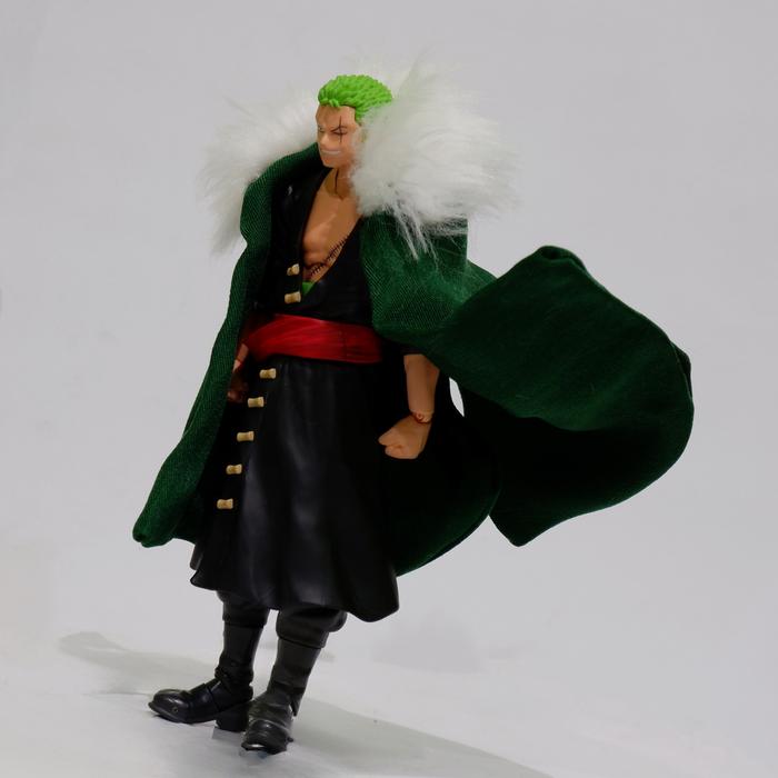 Jual Mantel Jubah Custom Wired Cape skala 1/12 SHF Roronoa Zoro One ...