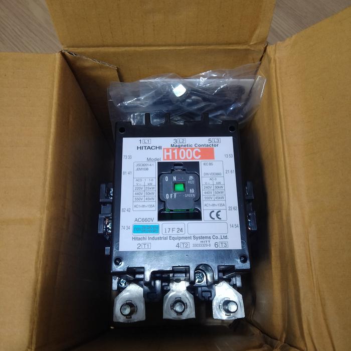 Jual MAGNETIC CONTACTOR HITACHI H100C 220V Original - Kota Bandung ...