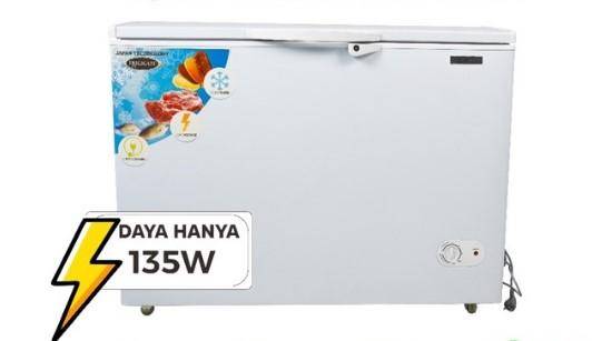 Promo FRIGIGATE F-300LV F 300 LV Chest Freezer Kulkas Pembeku 250 Liter ...