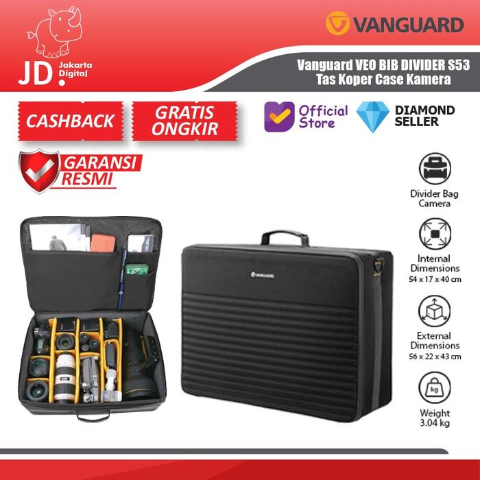 Promo Vanguard VEO BIB DIVIDER S53 - Tas Koper Case Kamera - Bag-in-Bag ...