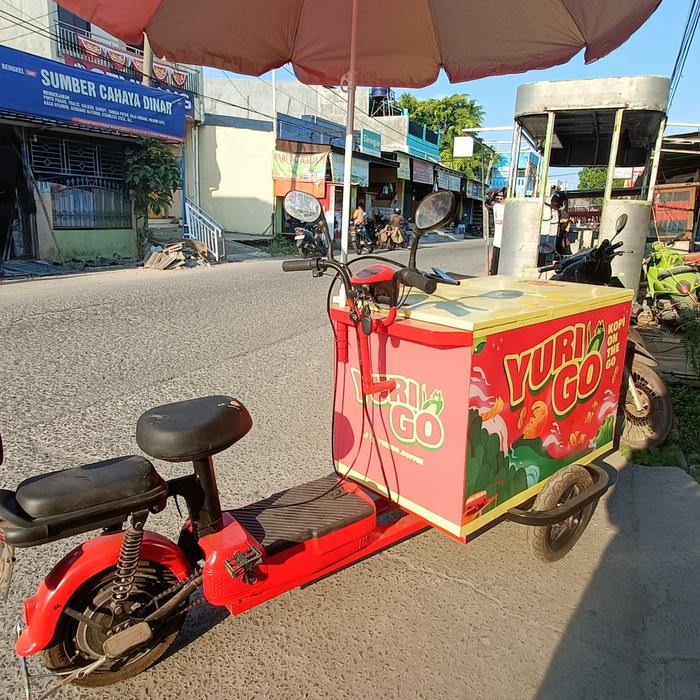 Jual sepeda listrik gerobak keliling komplek - Kab. Bekasi - gerobak ...