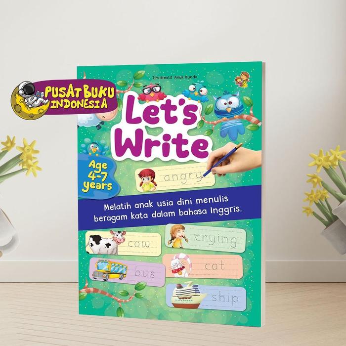 Jual Promo Super Buku Belajar Aktivitas Anak Latihan Menulis Tulis Kata ...