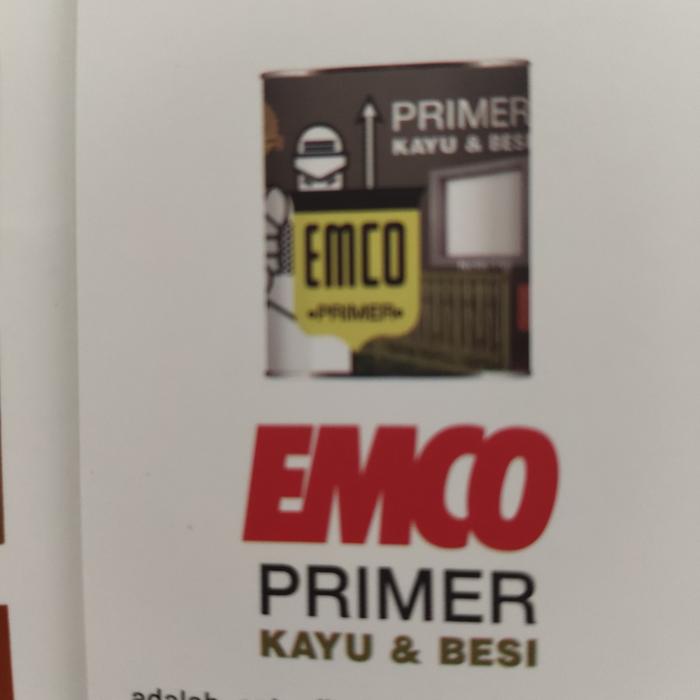 Jual Emco primer cat dasar 1 kg. cat dasar kayu besi kemasan kaleng ...