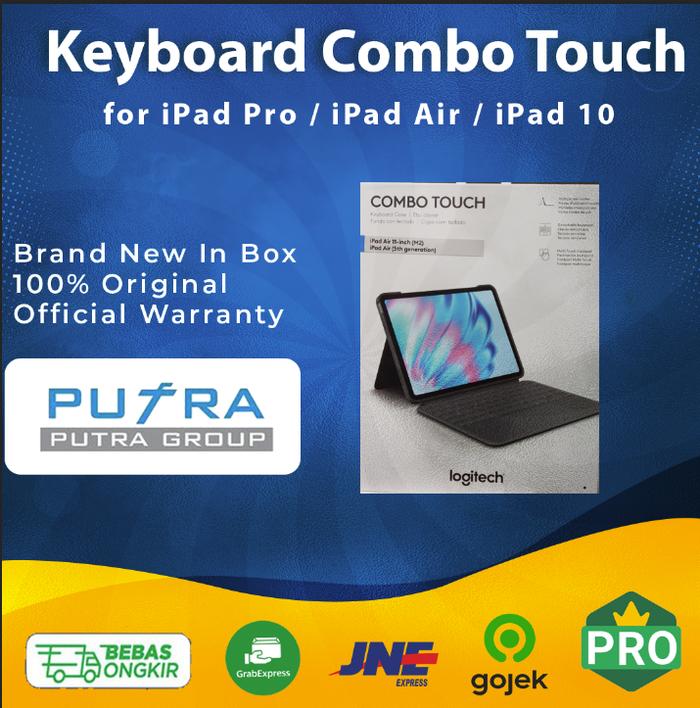 Promo Logitech Combo Touch Keyboard Trackpad iPad Pro 2021 M1 11” 12.9 ...