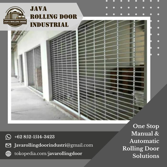 Jual Pintu Rolling Door Grille Aluminium Ringan dan Kuat - Kab ...