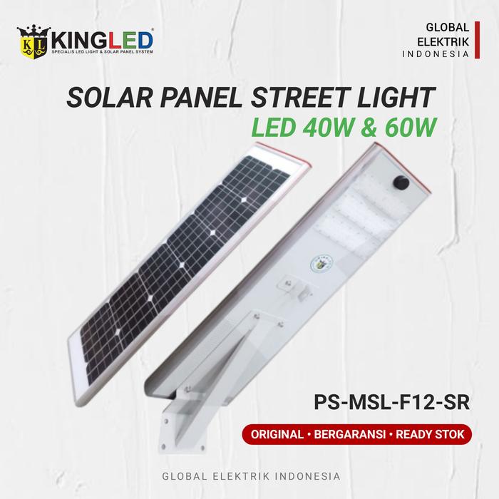 Jual PJU LED 40 Watt SMD 48WP Solar Panel Tenaga Surya IP65 Street ...