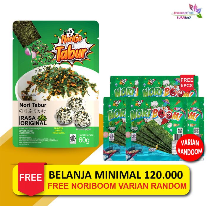 Jual Nori Tabur Rumput Laut Panggang - Original 60g - Kota Surabaya ...