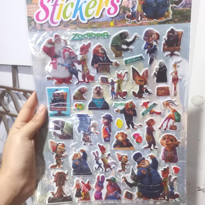 Jual Stiker Zootopia Sticker Zootopia Stiker Anak Zootopia Stiker ...