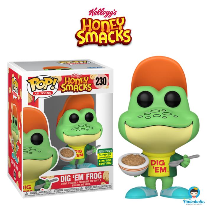 Promo Funko POP! Ad Icons Kellogg's Honey Smacks - Dig 'Em Frog (2024 ...
