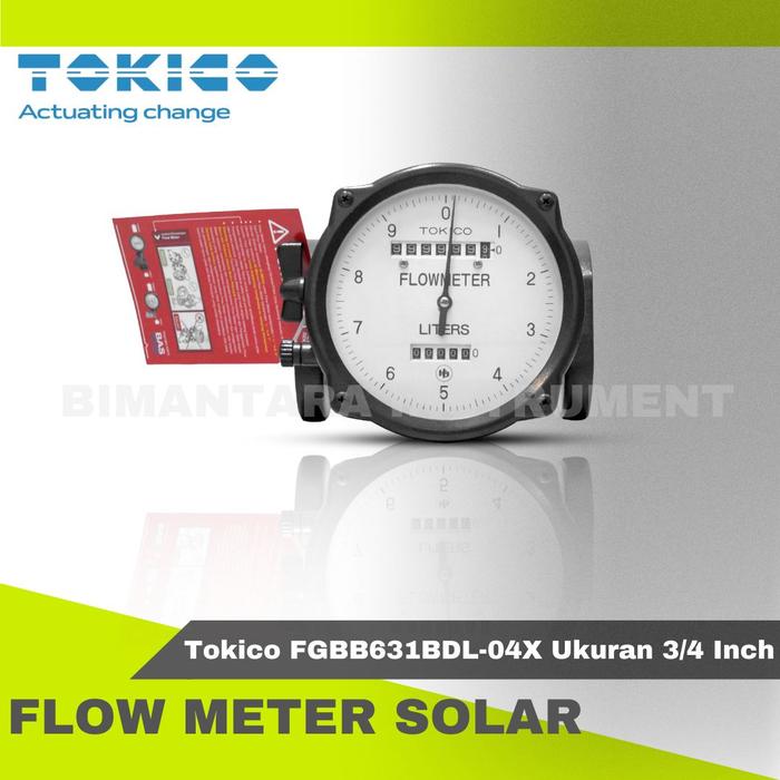 Jual Flow Meter Solar Tokico FGBB631BDL-04X Ukuran 3/4 Inch + Kalibrasi ...