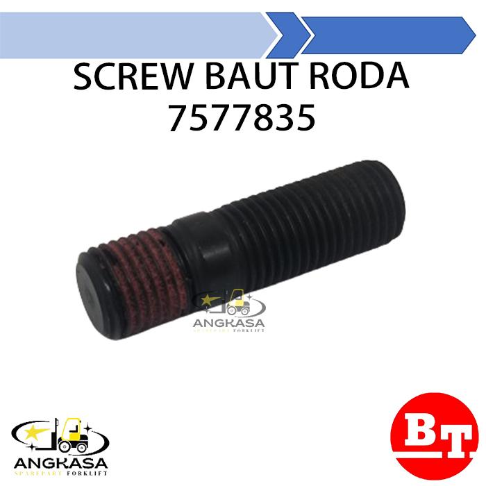 Jual Stud Screw Baut Roda Drive Wheel Forklift BT Toyota Raymond ...