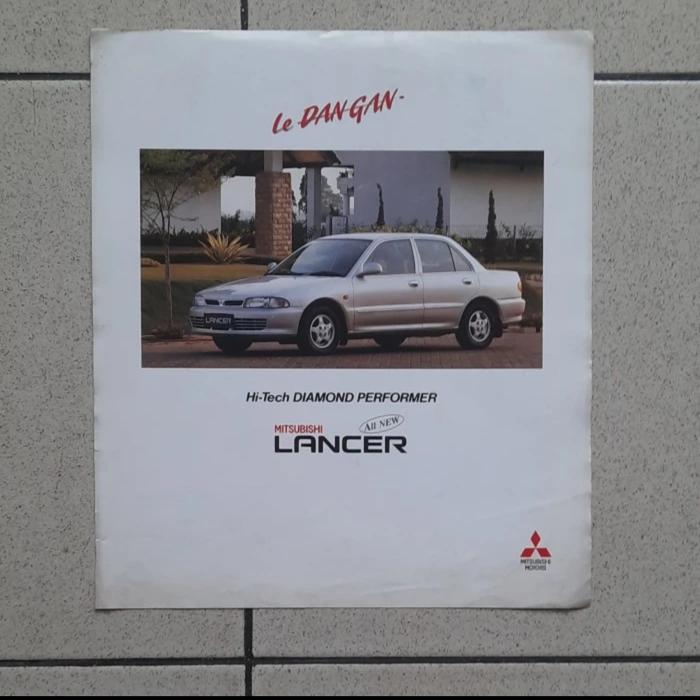 Jual Poster brosur katalog flyer jadul lawas Mitsubishi Lancer DanGan ...
