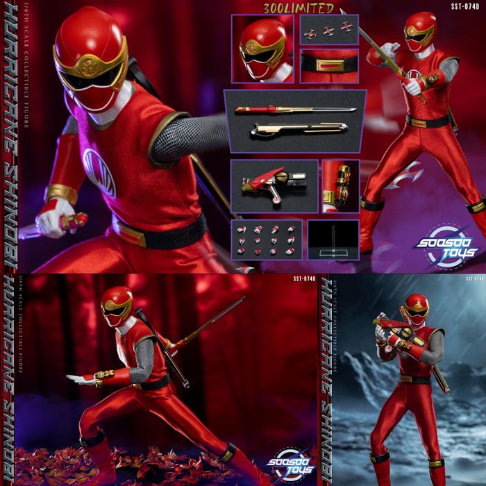 Jual SooSoo Toys SST074 1/6 Red Rangers Deluxe Set Figure - SST074D ...