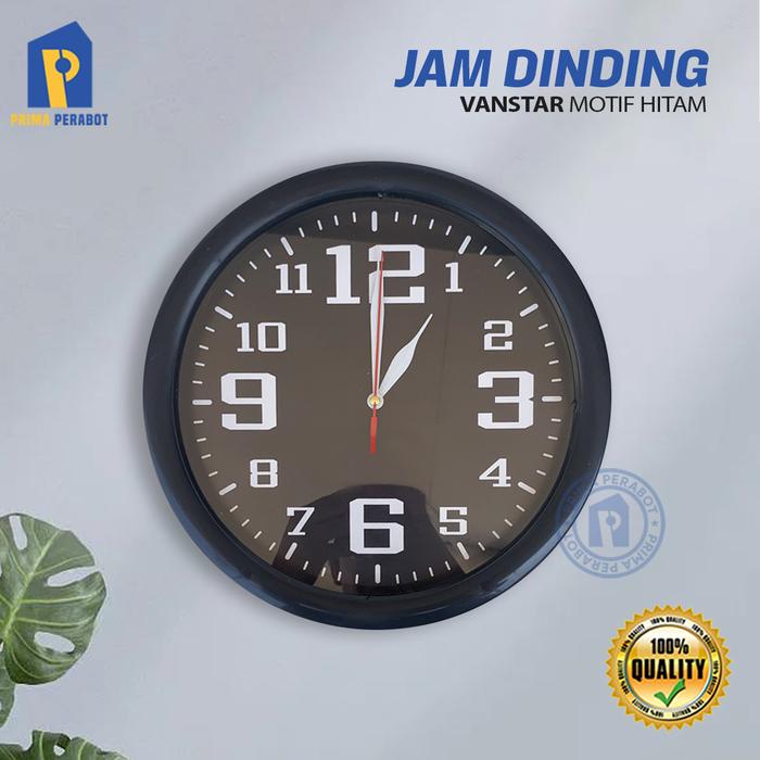 Jual Jam Dinding Bulat Minimalis 28cm Untuk Ruang Tidur Ruang Keluarga ...