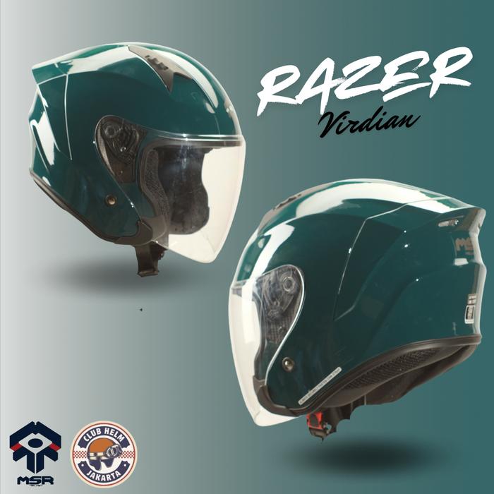 Promo Helm Dewasa Spoiler Razer Kairoz Kronos Viridian Green Hijau ...