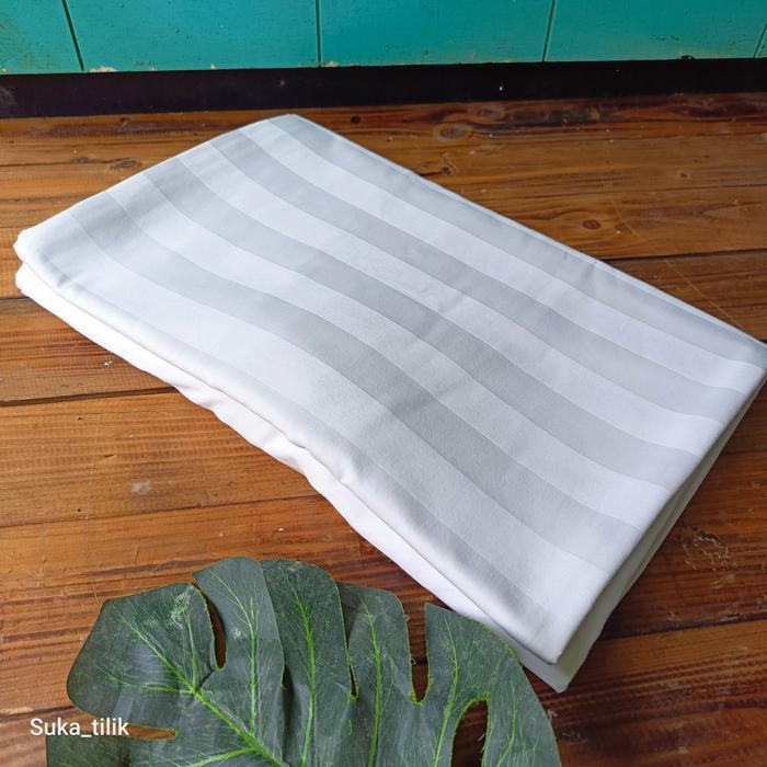 Jual fitted sheet stripe sprei karet cotton kingkoil 100x200. T40cm ...