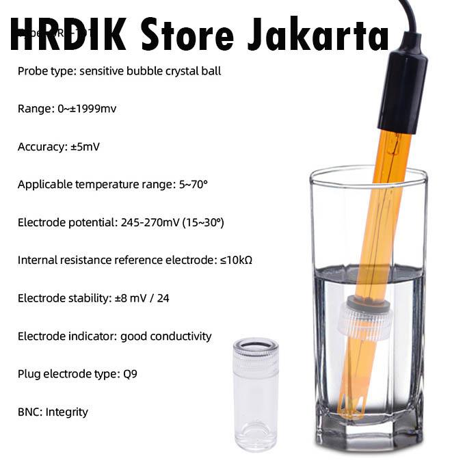 Jual Electrode ORP Meter Probe Sensor BNC Connector Oxidation Reduction ...