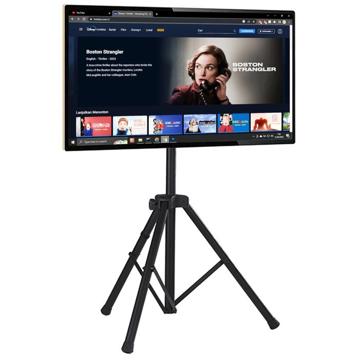 Jual Bracket TV Standing Tripod Portable Stand Kayu 32 - 70 Inch Rodson ...