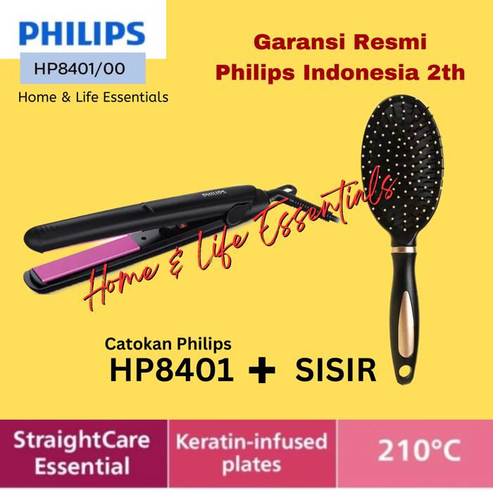 Jual Catokan Rambut Philips HP8401 Catok Rambut Philips Hair ...