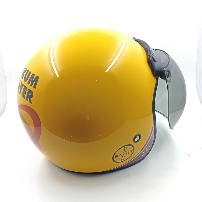 Promo Helm Motor Half Face SNI Custom Pesanan Khusus Promosi Merek ...