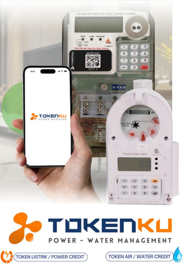Jual Meter Meteran Air Token Prabayar Water Meter Prepaid - DN15-1/2" - Kab. Sidoarjo - TOKENKU ...