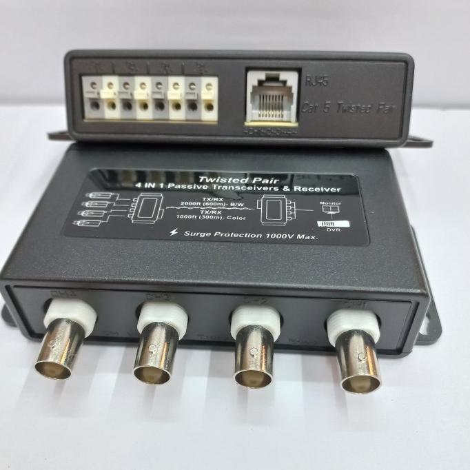 Jual QUALITY! VIDEO BALUN 4CHANEL PASSIVE UTP FOR CCTV TERBAIK ...