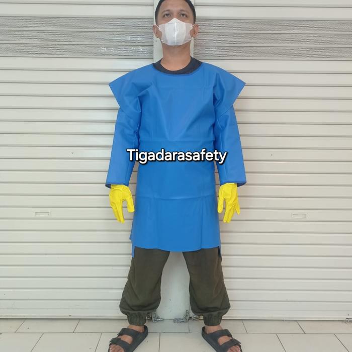 Jual Apron Semprot dan Industri PVC 2 sisi uk. 100 cm x 100 cm x 64 cm ...