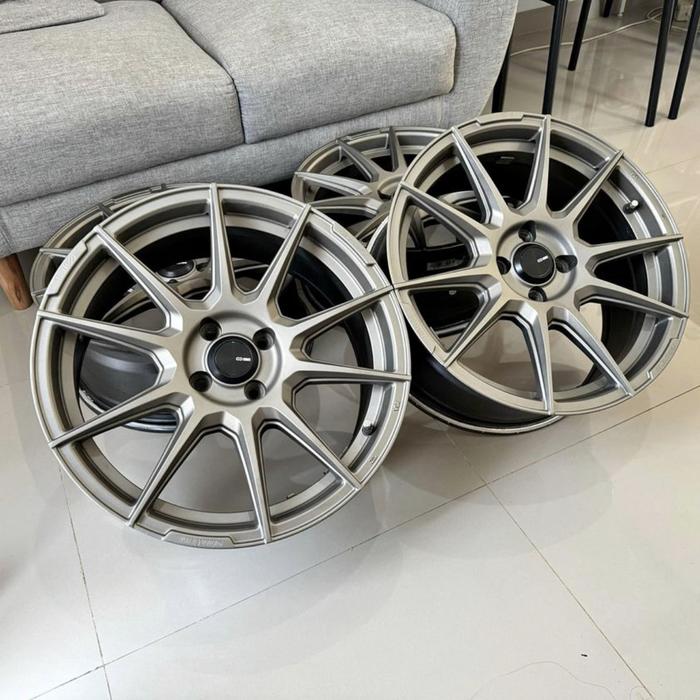 Jual Velg Original Enkei SC46 R17 4x100 like new condition for Yaris Raize - Kab. Bekasi ...