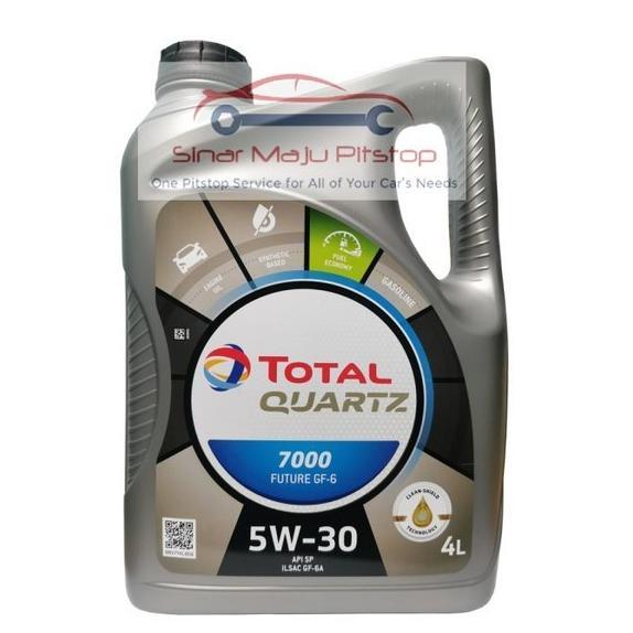 Jual Total Quartz 7000 FUTURE GF-6A API SP 5W-30 Original Singapore ...