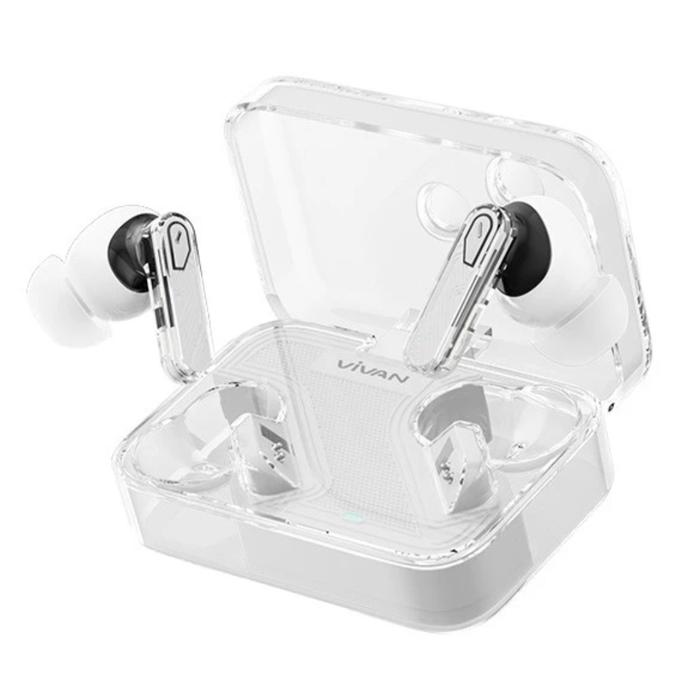 Jual VIVAN Space T1 TWS, Adaptive ANC, 4 Mics ENC - Putih - Kota ...