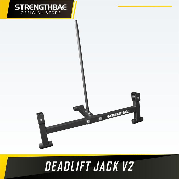 Jual Deadlift Jack STRENGTHBAE Double Heavy Duty Powder Coated Barbell ...