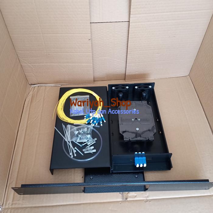 Jual ODF/OTB Rackmount 6Core LC-LC Singlemode Komplit Adapter+Pigtail ...