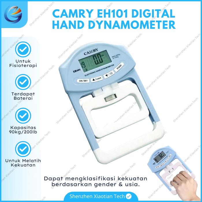 Promo CAMRY EH 101 Digital Hand Dynamometer Hand Grip Dynamometer ...